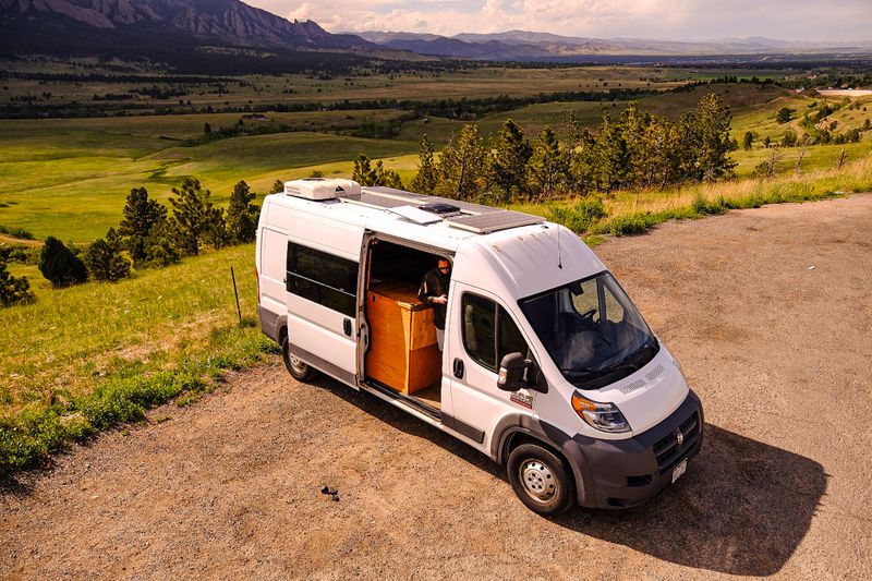 Camper Van For Sale: 2015 RAM ProMaster 2500 High Roof — Off-Grid Camp