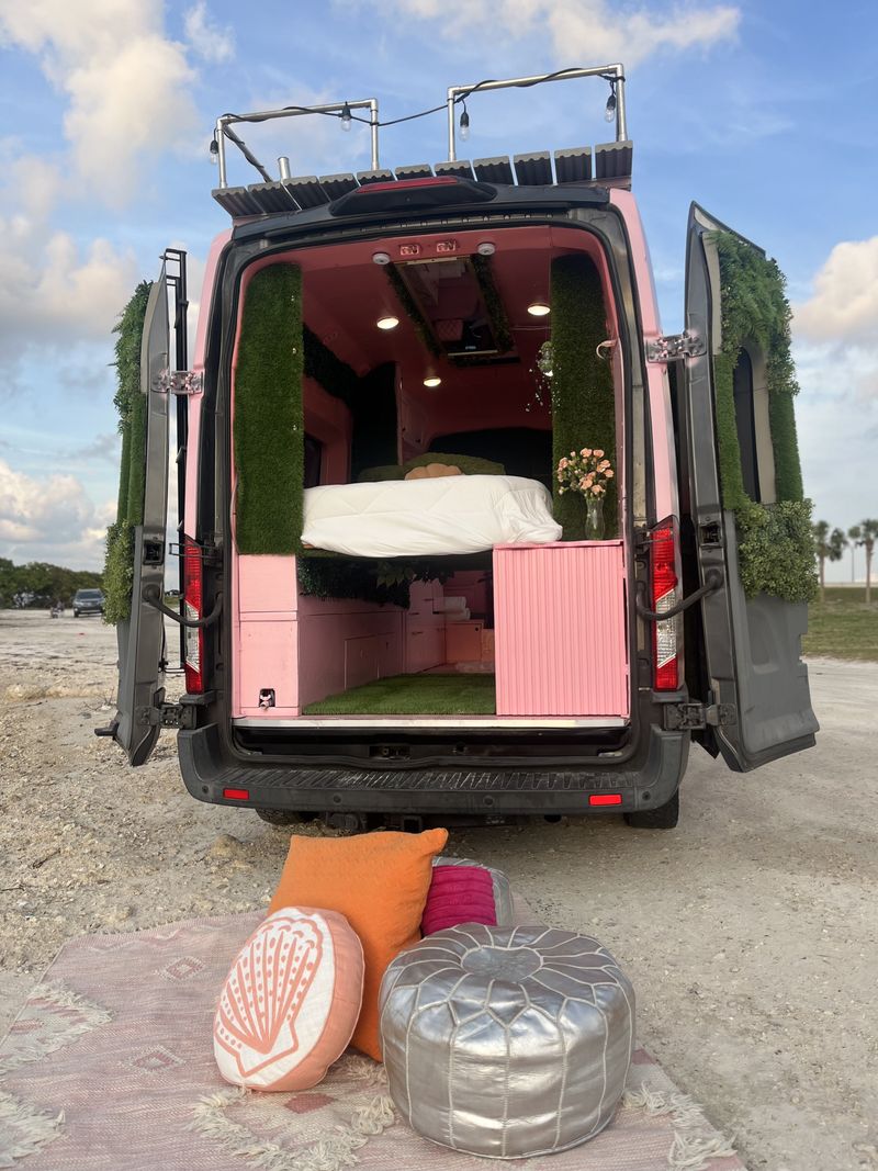 Camper Van For Sale: Pink Camper Van | 2018 Ford Transit 350 XLT | Sal