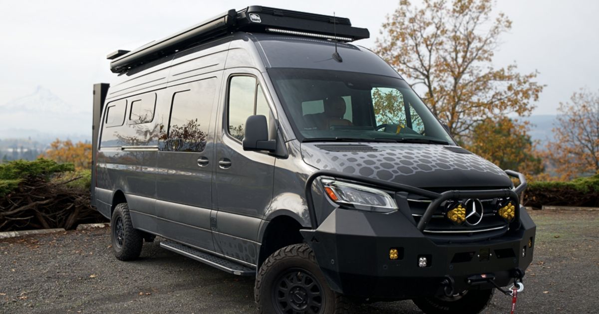 Camper Van For Sale: Seat 4 Sleep 4 2025 Mercedes Sprinter 170 AWD - W