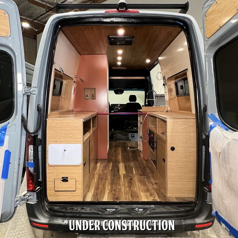 Camper Van For Sale: AWD Mercedes Sprinter 144" Campervan with Indoor