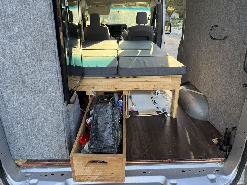 Camper Van For Sale: Off-Grid Nissan Nv2500 High-Top Van Conversion fo