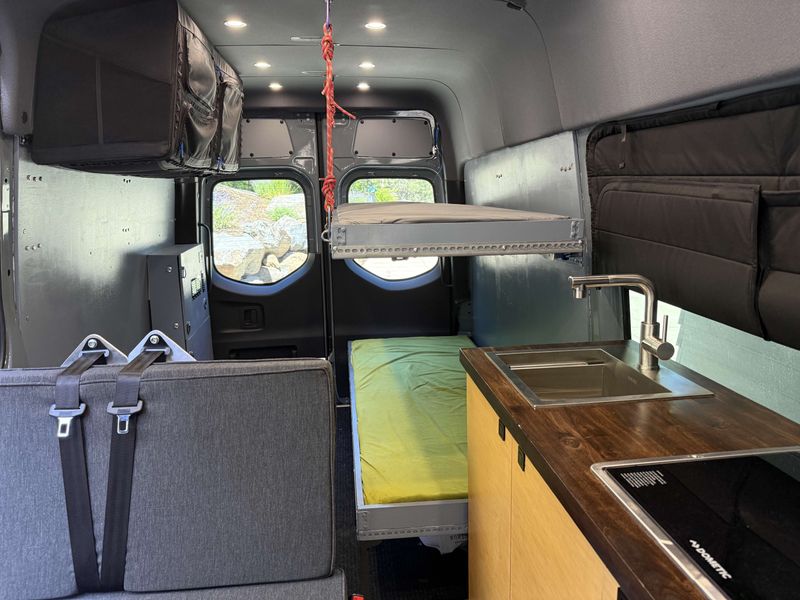 Camper Van For Sale: 2021 Sprinter Diesel • Lithium Power • Solar • Hy