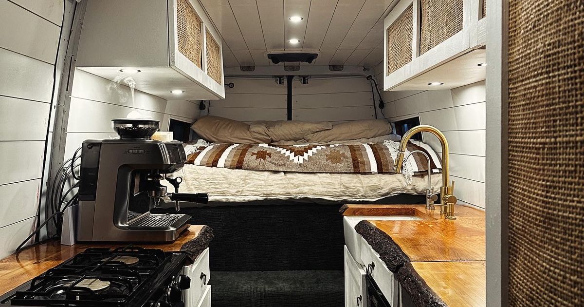 Camper Van For Sale: 58k Miles! High Roof,Fully Converted Sprinter!