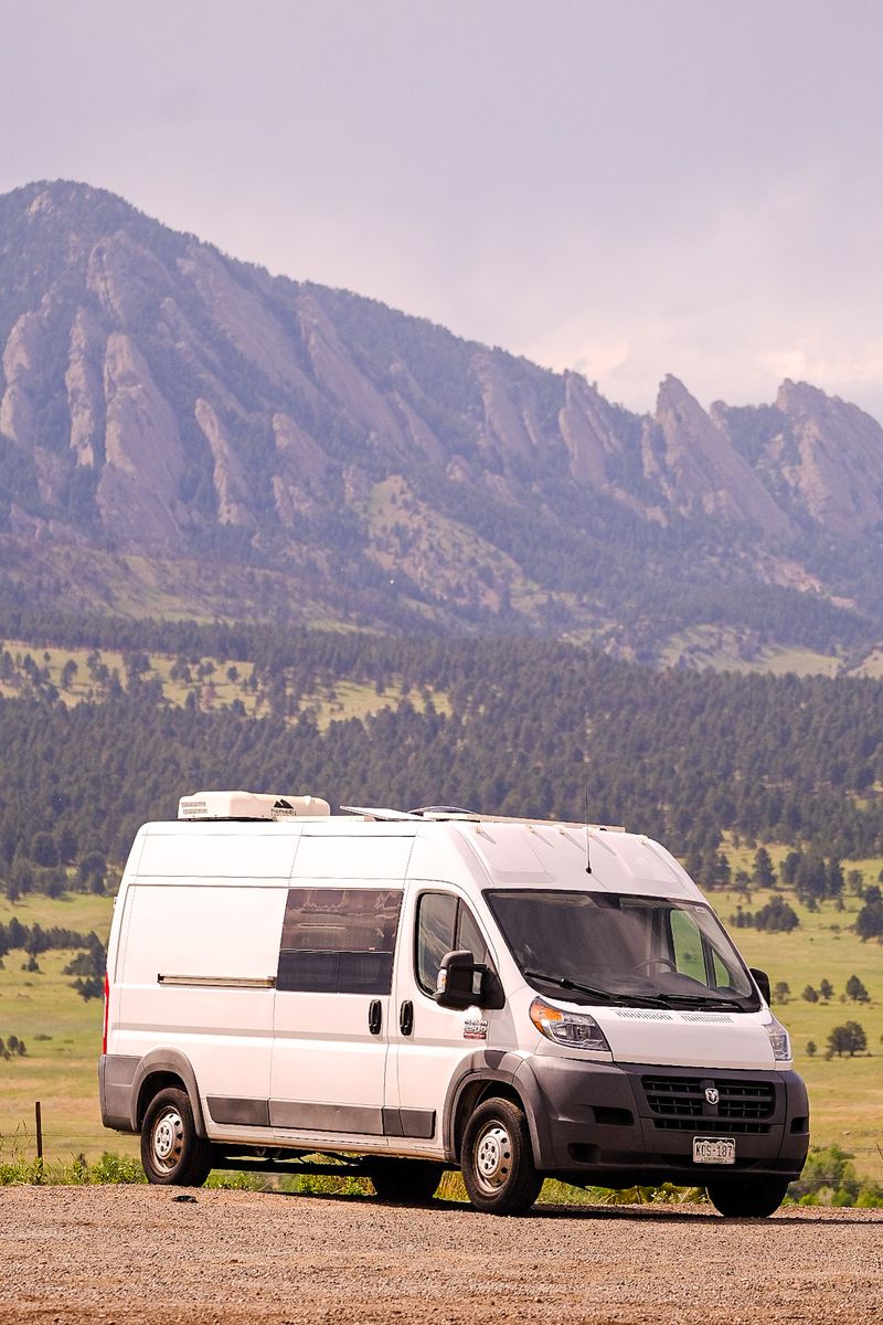 Camper Van For Sale: 2015 RAM ProMaster 2500 High Roof — Off-Grid Camp