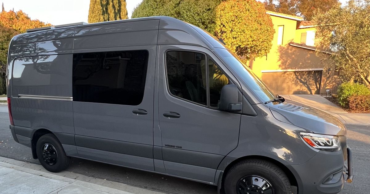 Camper Van For Sale: 2023 Weekend Vans RWD 144- only 8k miles!
