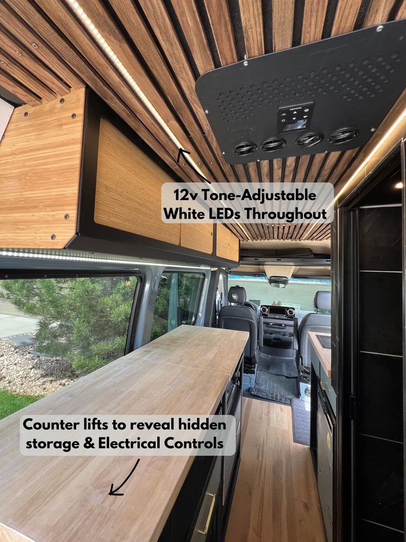 Camper Van For Sale: 23 Mercedes Sprinter 170 AWD Custom - Owl Vans Ki