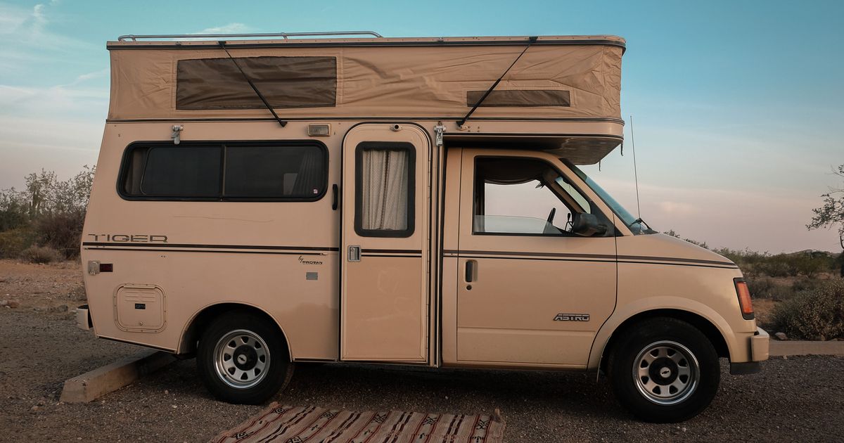 Camper Van For Sale: 1988 Chevy Astro Tiger Provan [Rare] #79