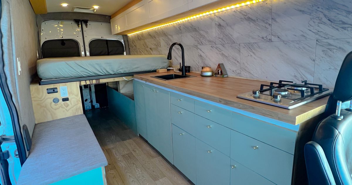 Camper Van For Sale: Ford Transit 250 - Off-Grid Ready Camper - High R