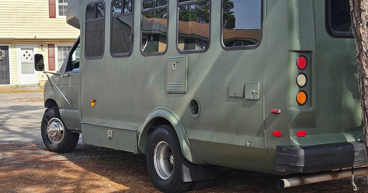 Bus Conversion Camper For Sale: 2000 E450 shuttle bus- Mostly Complete